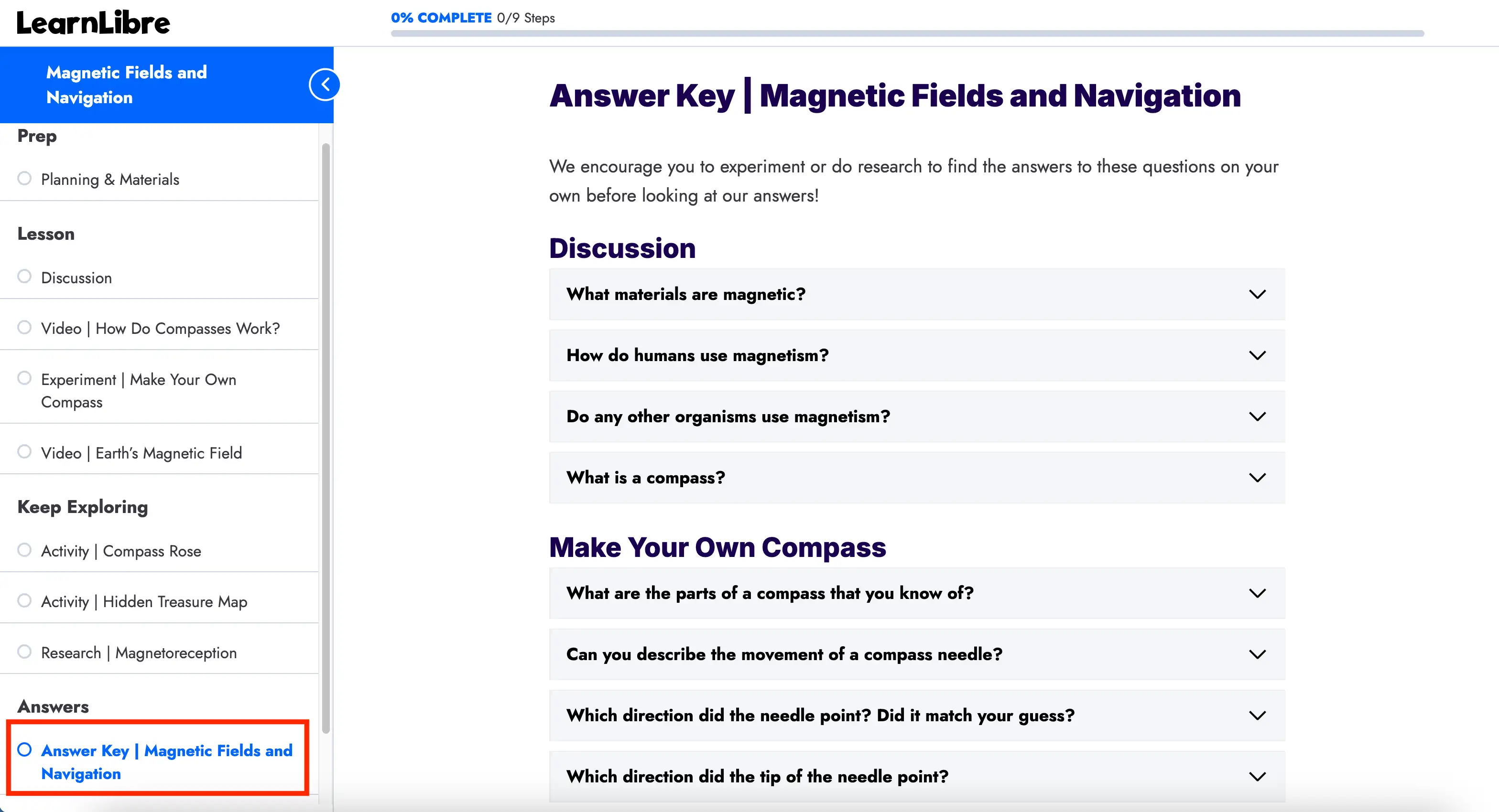 Answer Keys - Learn Libre
